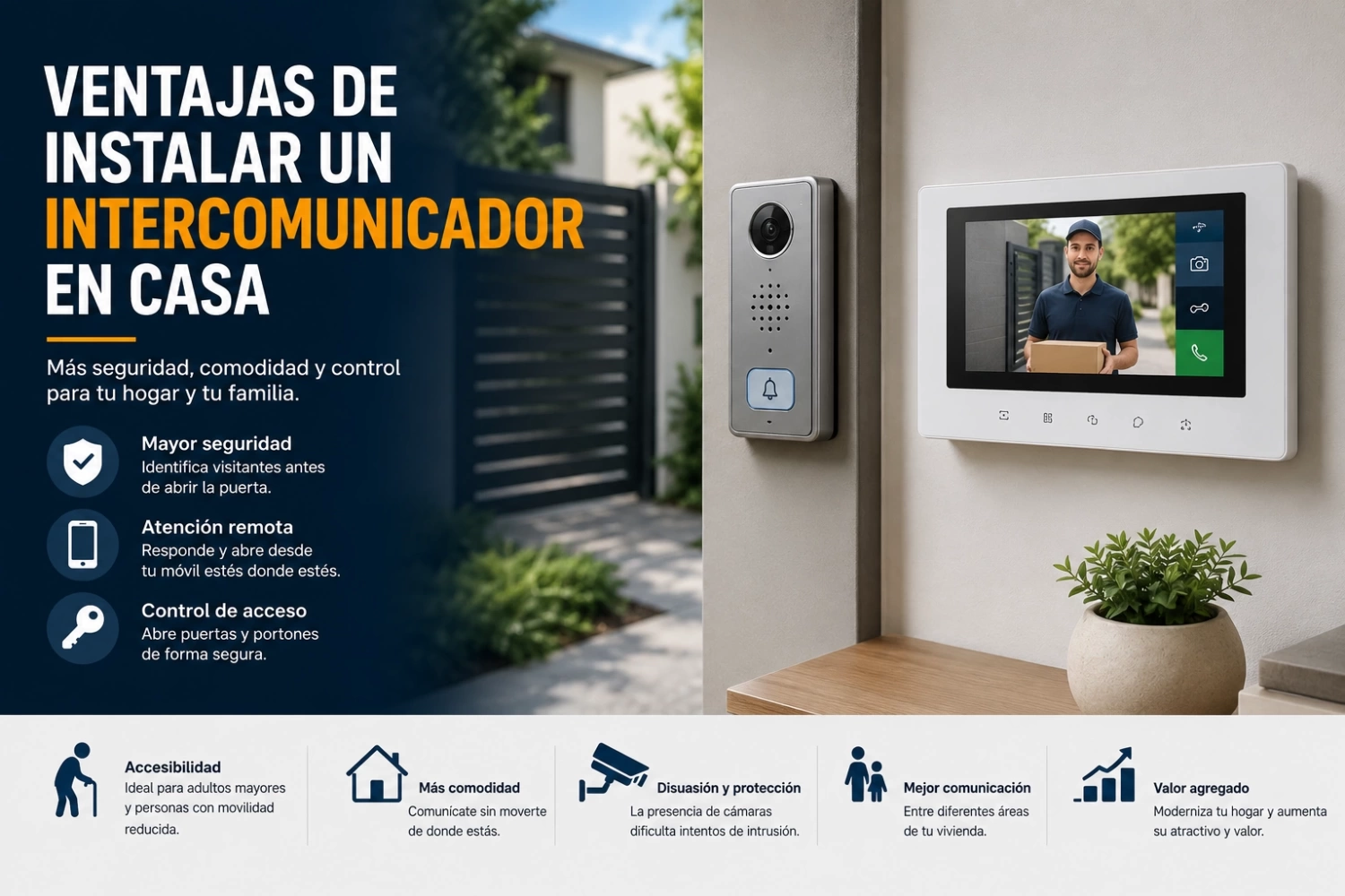 Ventajas de Instalar un Intercomunicador en Casa Hoy Mismo